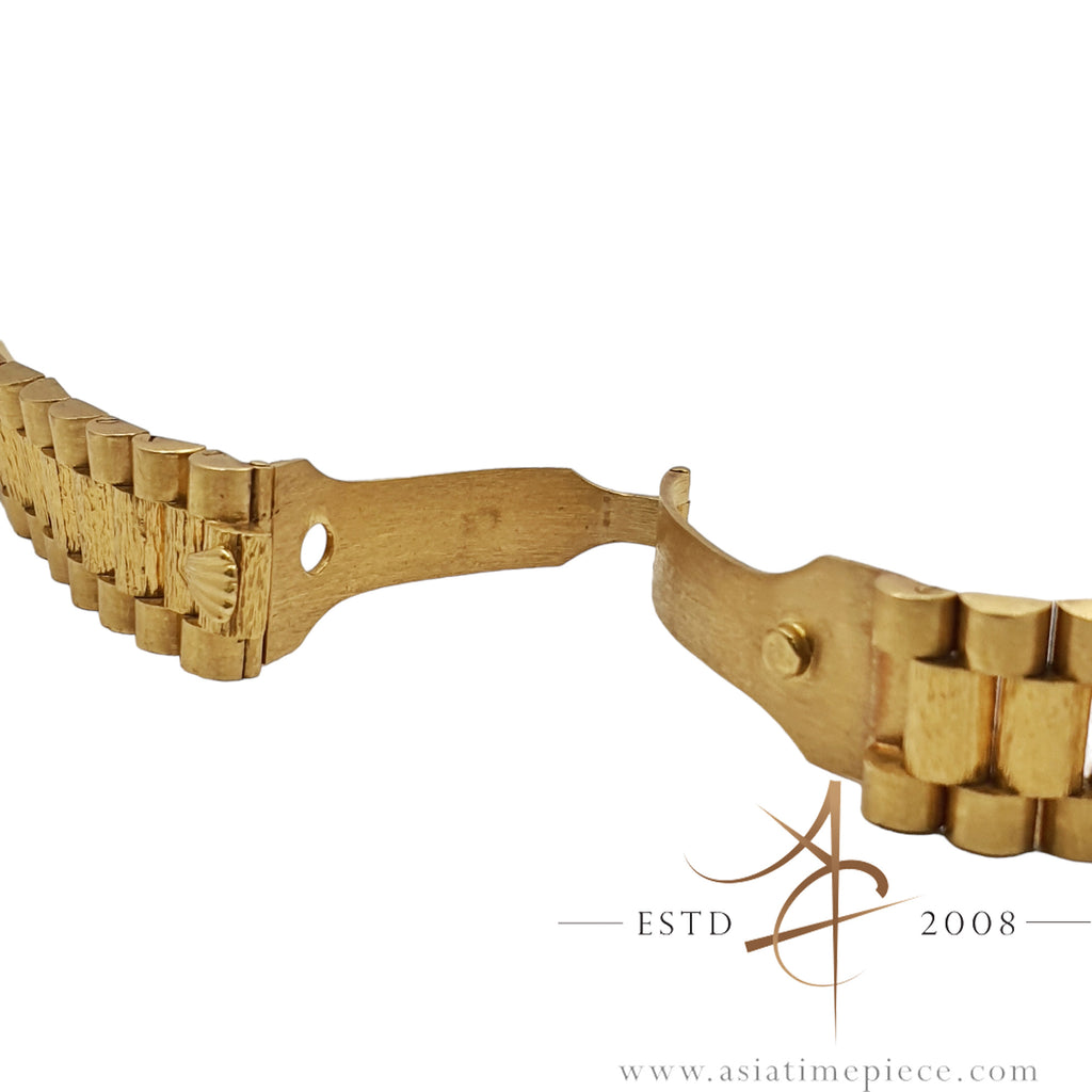 Rolex Custom 22K Gold President Bark Bracelet in 20MM – Asia Timepiece ...