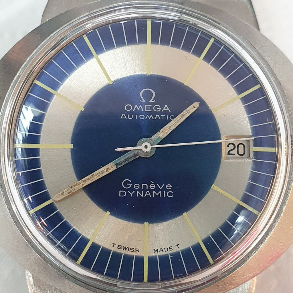 Omega Dynamic Blue Automatic Vintage Watch – Asia Timepiece Centre