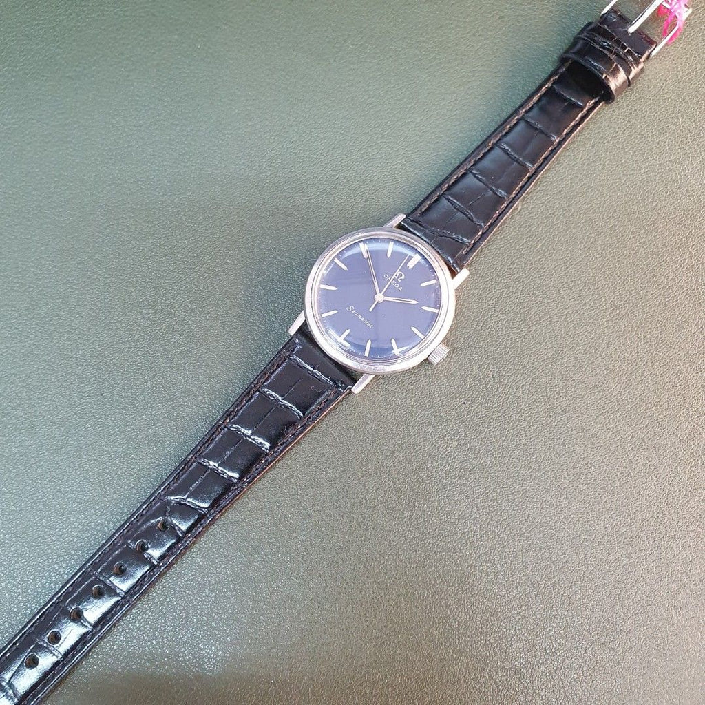 Omega Seamaster Blue Vintage Watch 34mm – Asia Timepiece Centre