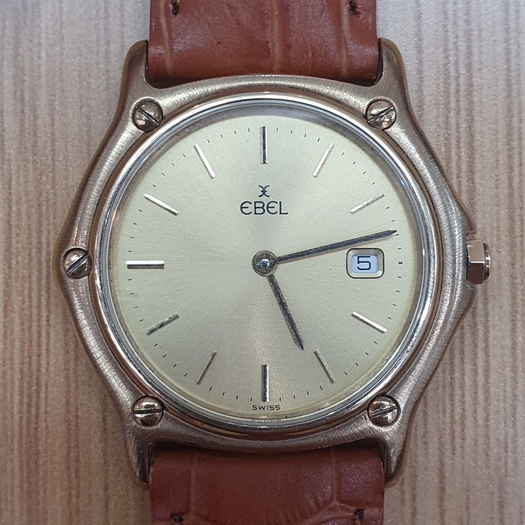 Ebel 18k Gold Quartz Swiss Watch 33mm – Asia Timepiece Centre