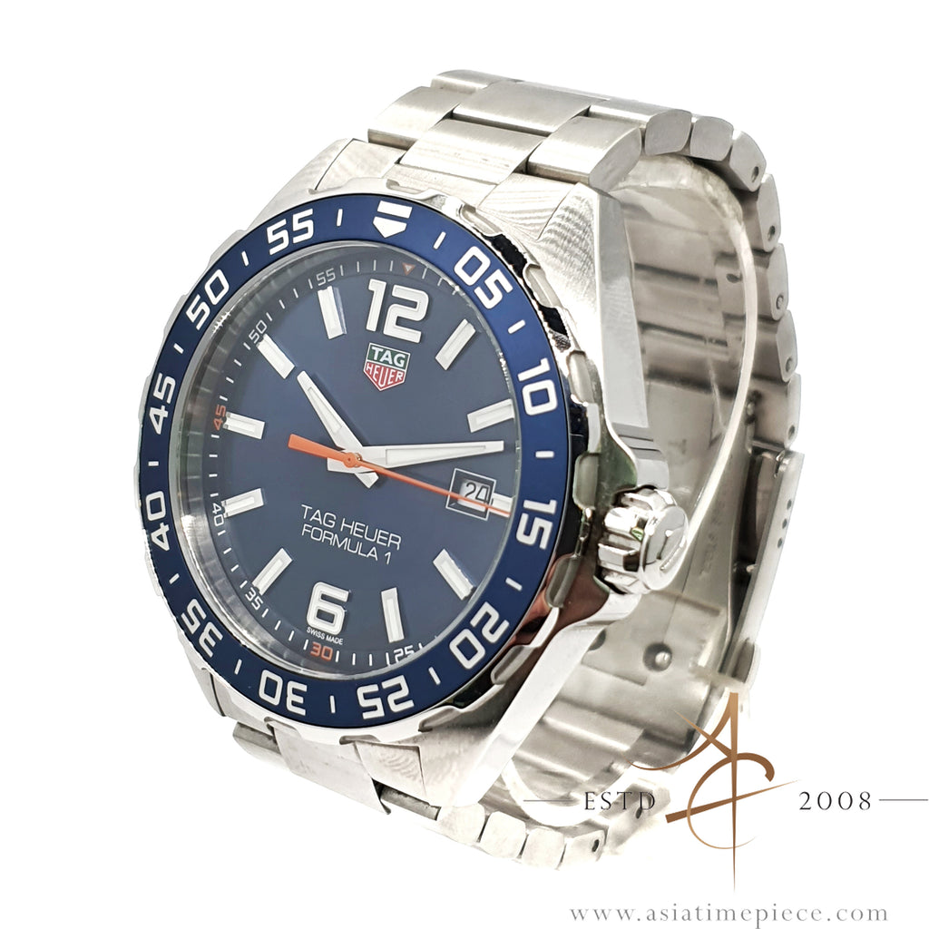 Tag Heuer Formula 1 WAZ1010 Sunray Blue Dial Quartz (2022) – Asia ...