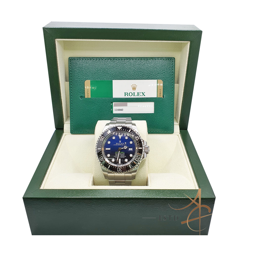 Rolex 116660 Deep Sea Sea Dweller Blue James Cameron DSSD Full Set (20 ...