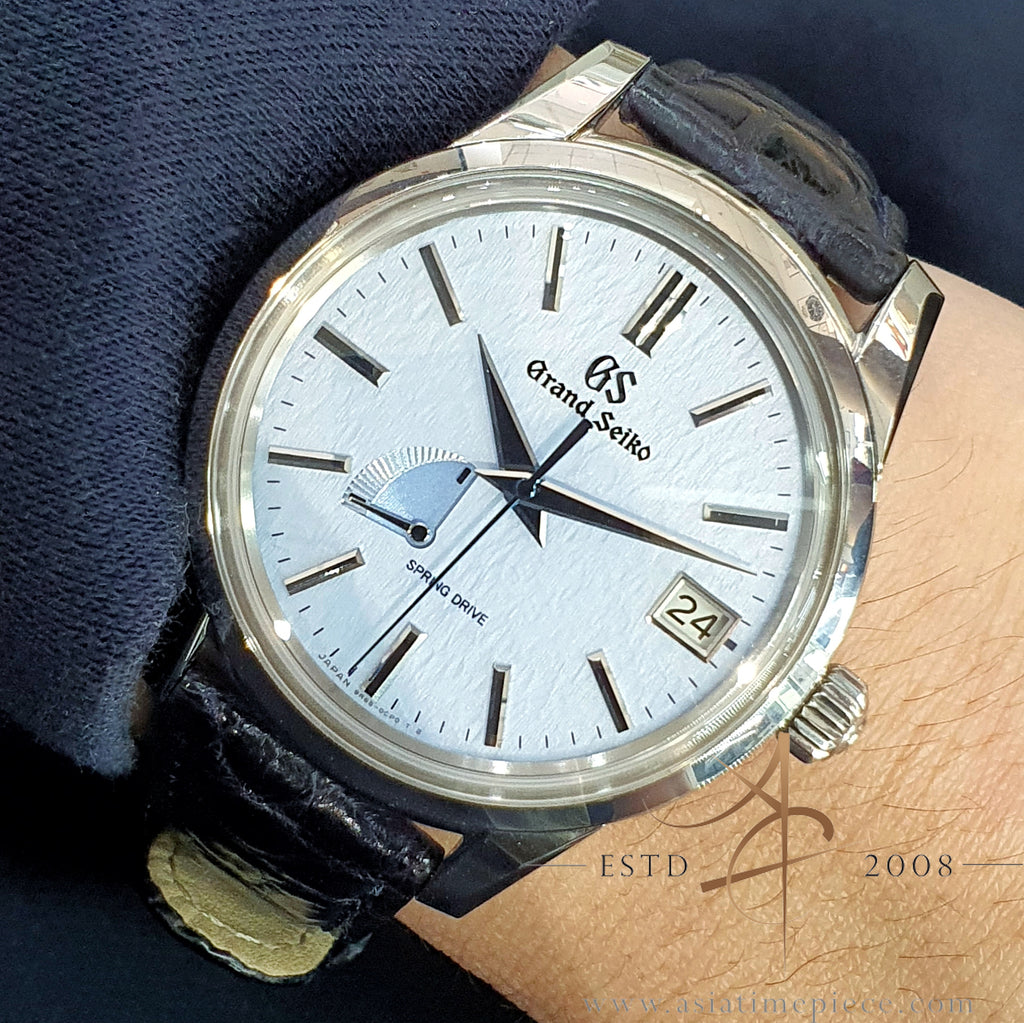 Grand Seiko SBGA407G Spring Drive Blue Skyflake Elegance Collection (2 ...