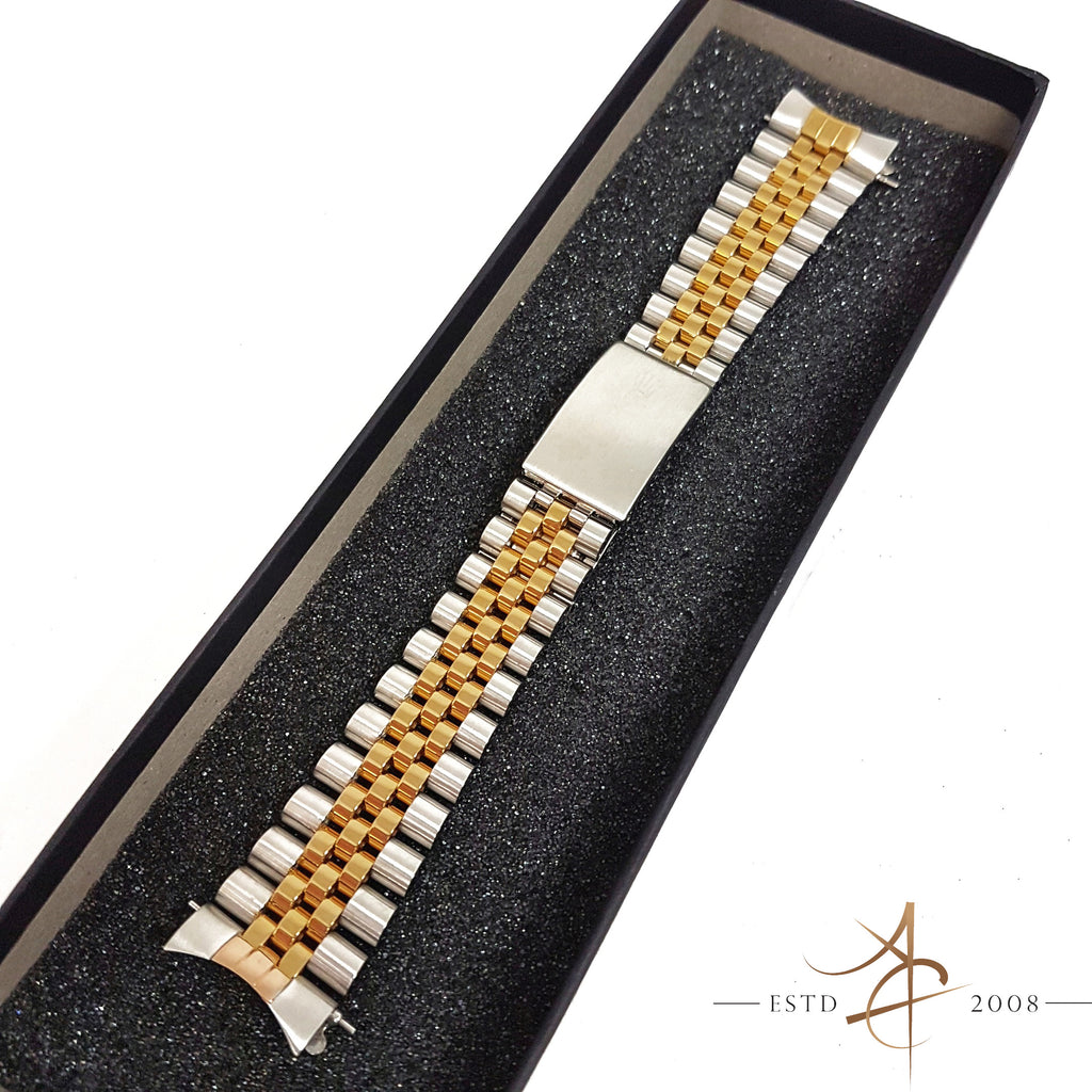Original Rolex 62523H Jubilee 18K Gold Steel 20mm Bracelet with 455B E ...
