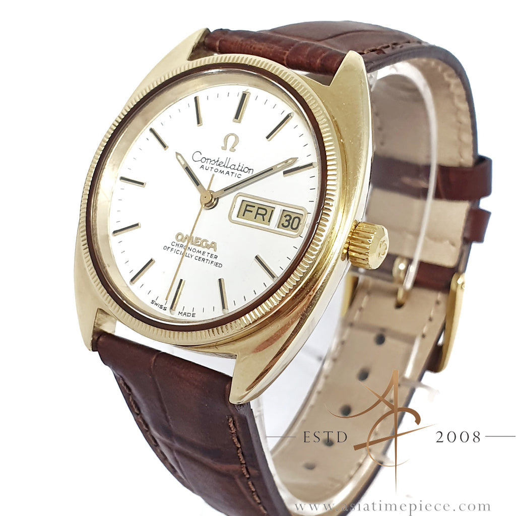 Omega Constellation C Shape Gold Cap Automatic Vintage Watch – Asia ...