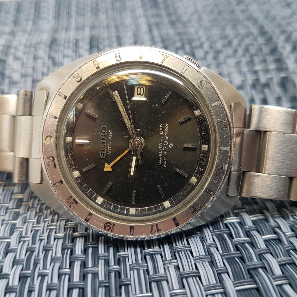 Vintage Seiko Navigator Timer Dark Grey Dial (1968~1978) – Asia ...