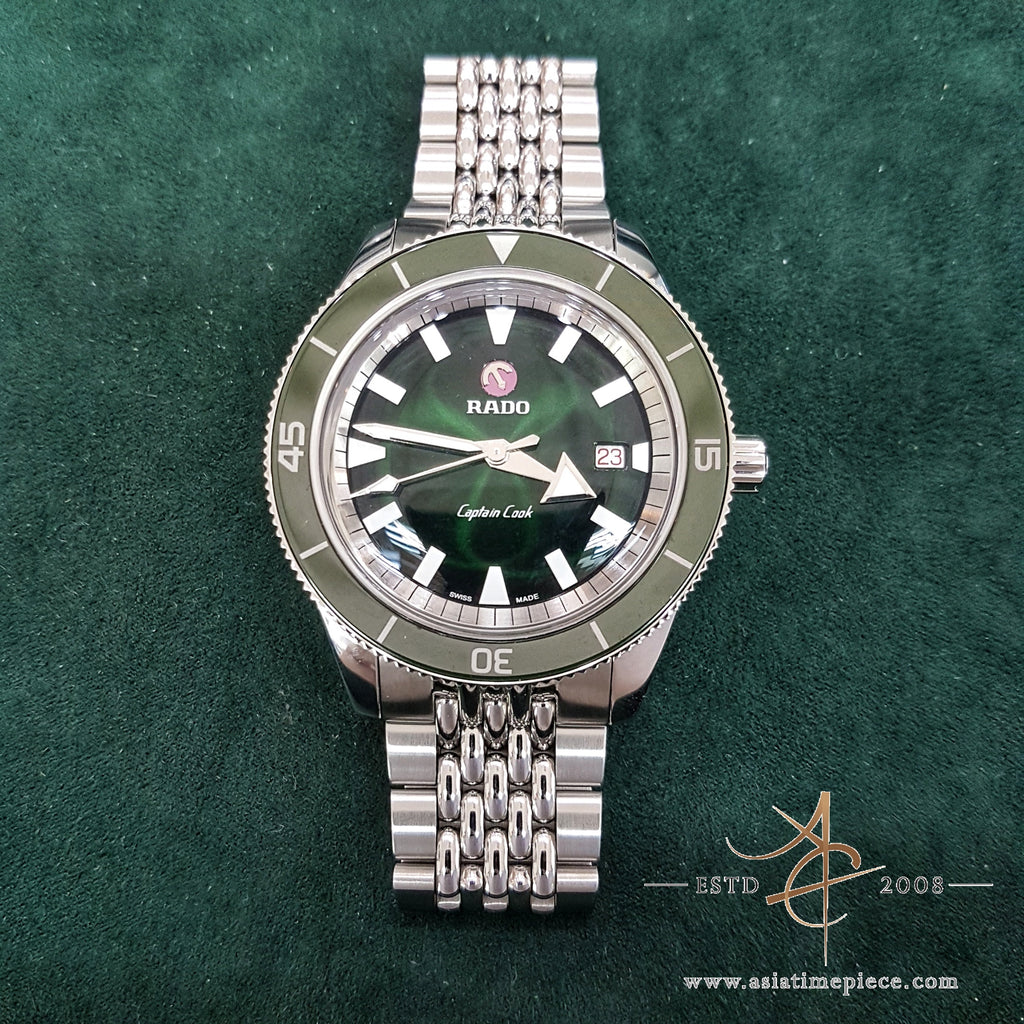 Rado Captain Cook Green " Hulk " Automatic Watch R32505313 – Asia ...