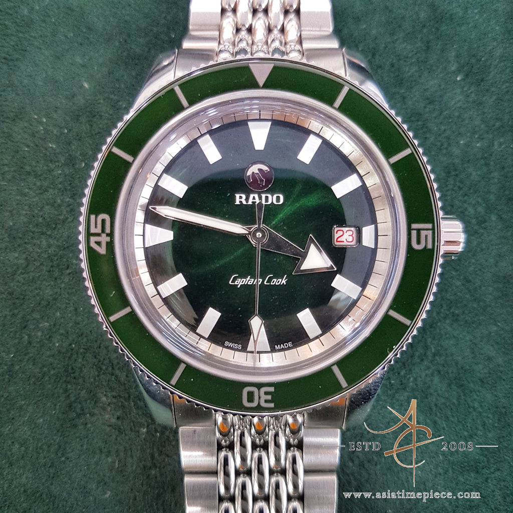 Rado Captain Cook Green " Hulk " Automatic Watch R32505313 – Asia ...