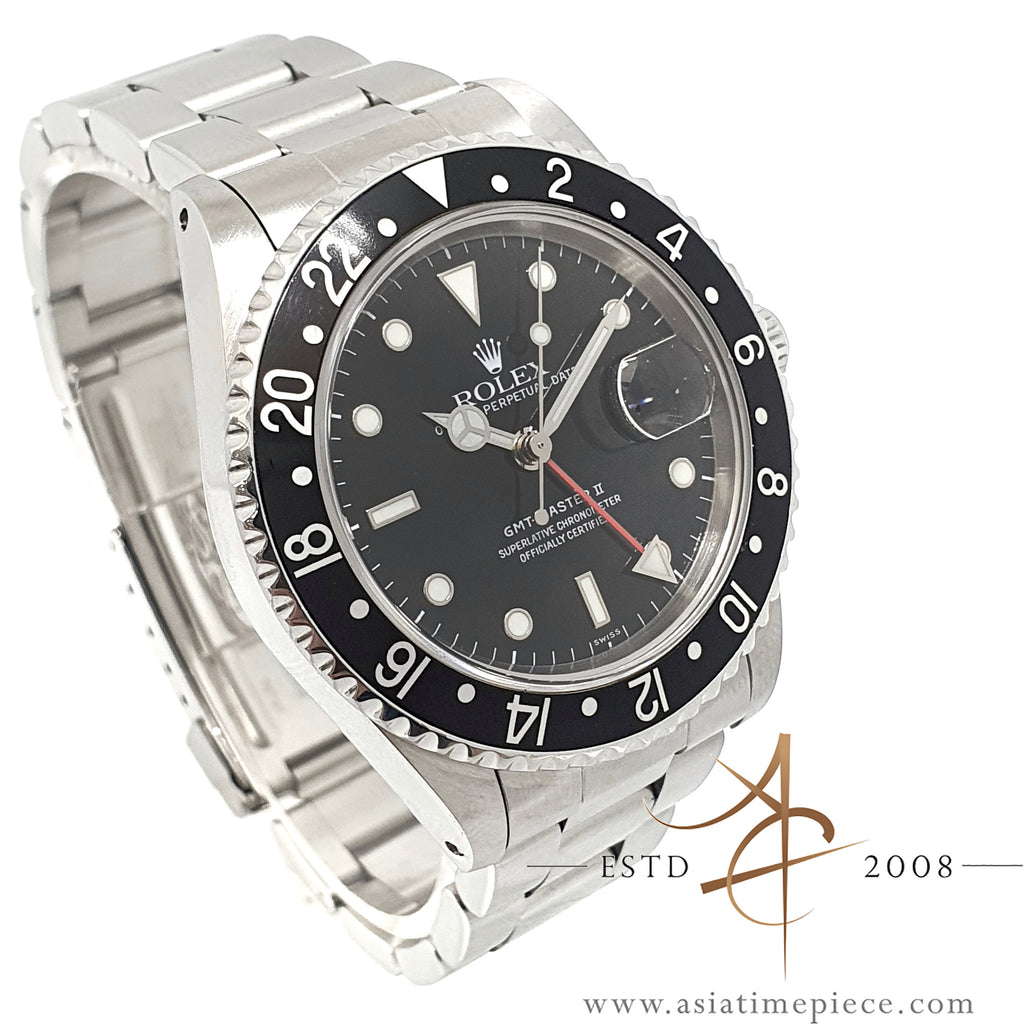 Rolex GMT Master II 16710 Swiss Only Transitional Dial Black Knight (1 ...