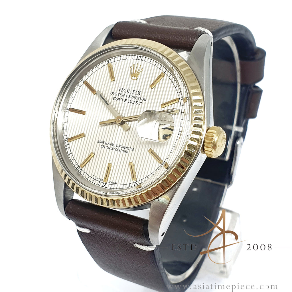 Rolex Datejust 16013 Tapestry Dial Vintage Watch (1982) – Asia ...