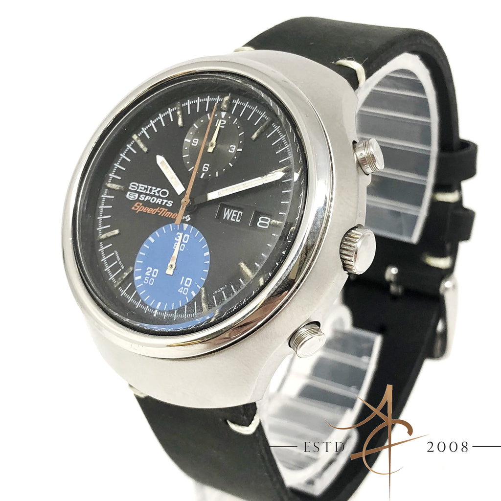 Seiko Speed-Timer Tokei Zara 6138-0020 JDM Chronograph Vintage Watch ...