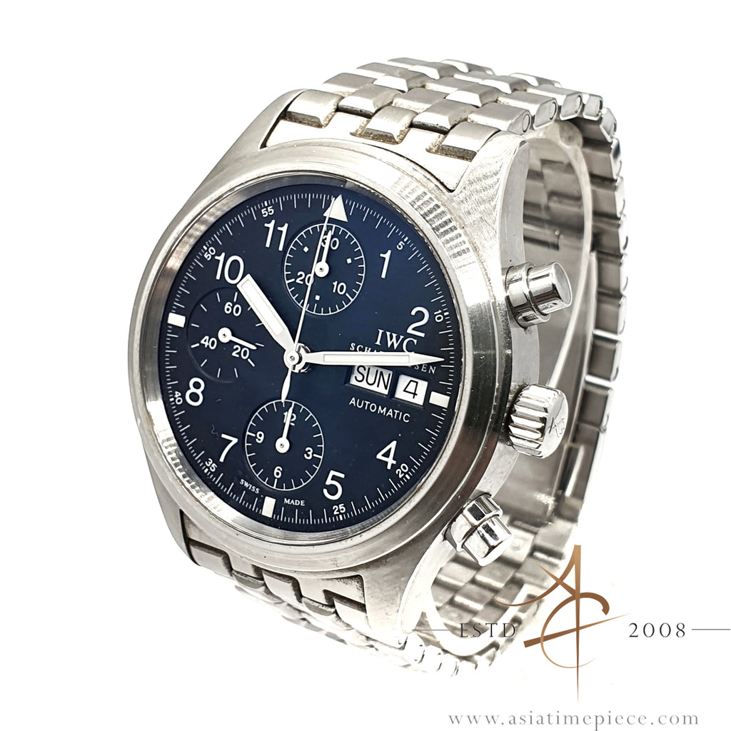 IWC 3706 IW370607 Flieger Chronograph Day Date Bracelet (2006) – Asia ...
