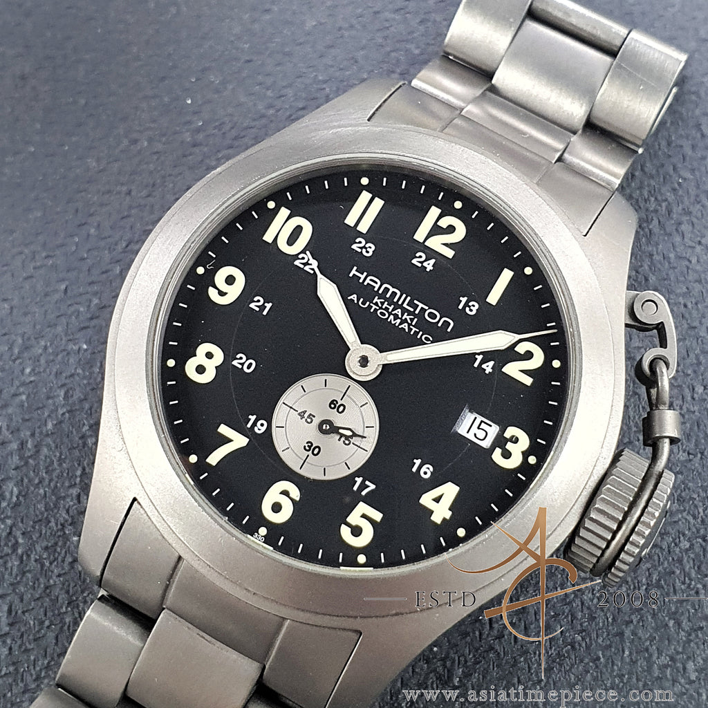 Hamilton Khaki Navy Frogman Titanium H774450 Automatic – Asia Timepiece ...