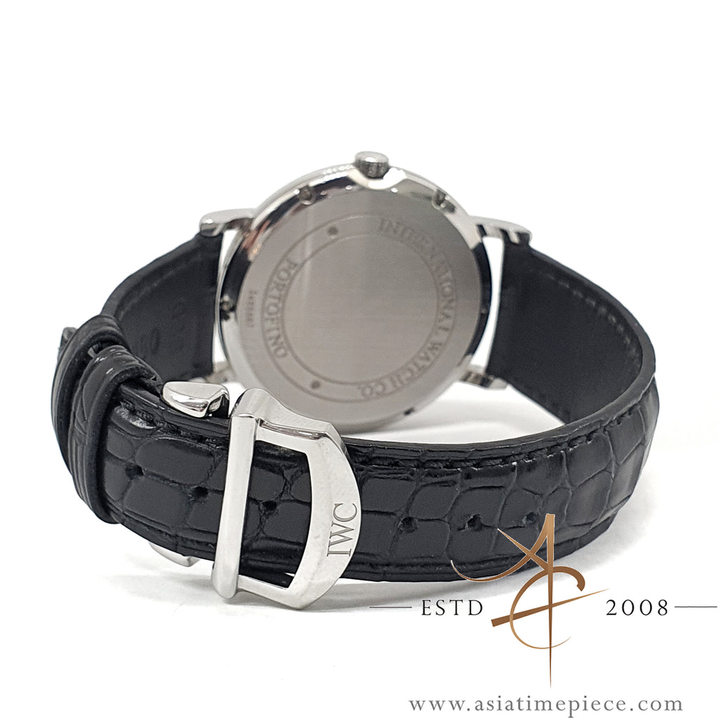 IWC Portofino Automatic IW356305 3563 Black Dial 39mm – Asia Timepiece ...