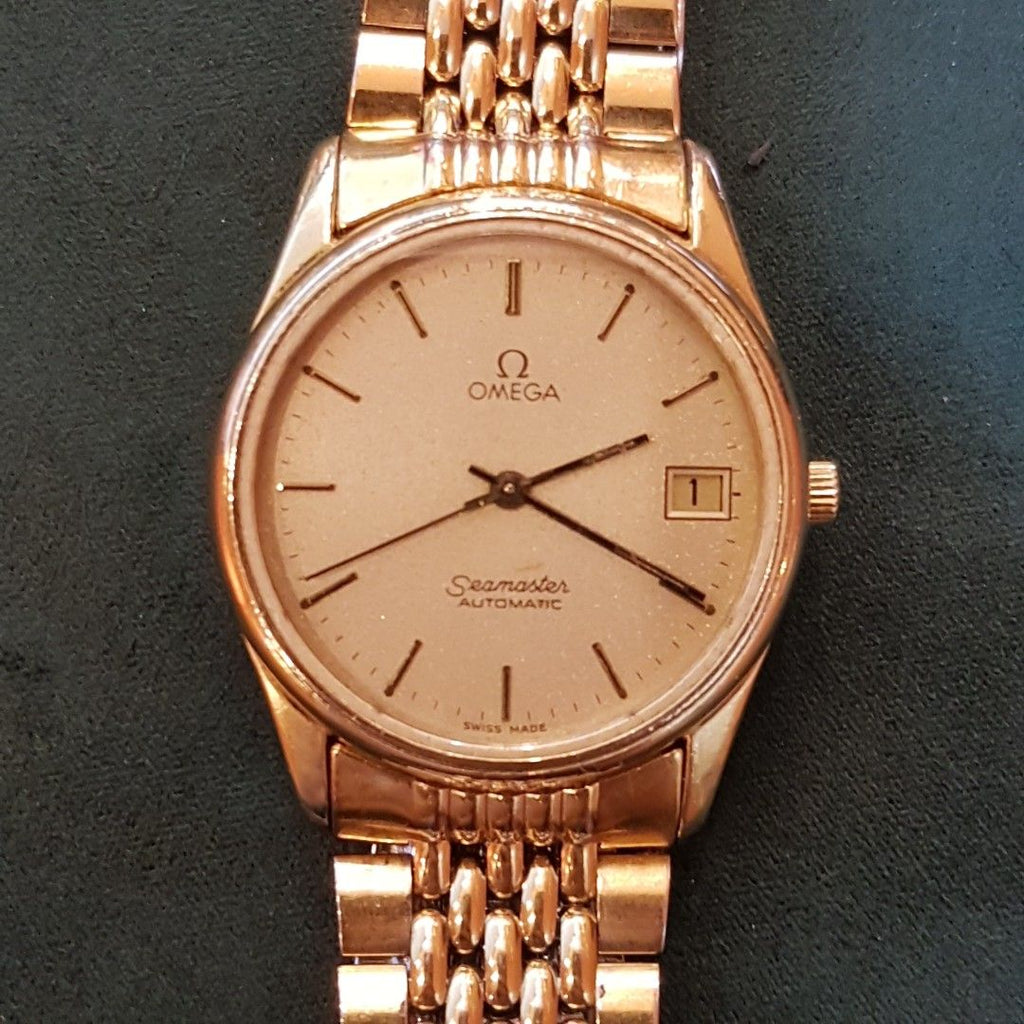 Omega Seamaster Gold Plated Automatic Vintage Watch – Asia Timepiece Centre
