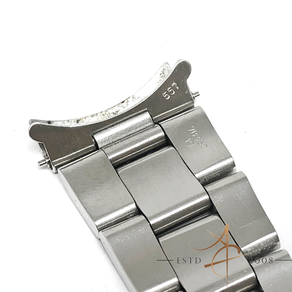 Rolex 19mm Thick Oyster Steel Metal Bracelet Ref 78350 End Link 557 ...