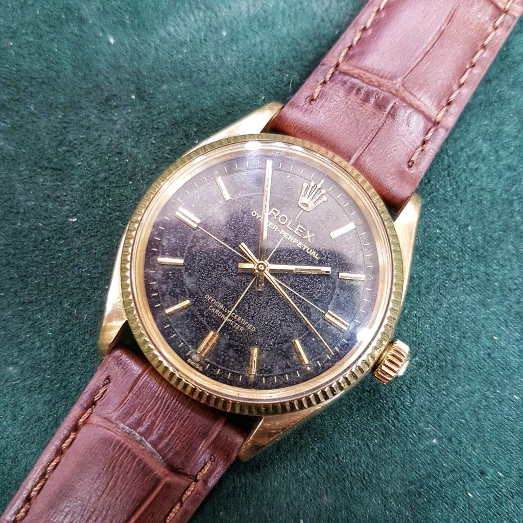 Rolex 6567 Oyster Perpetual 18k Gold No Date (1960) – Asia Timepiece Centre