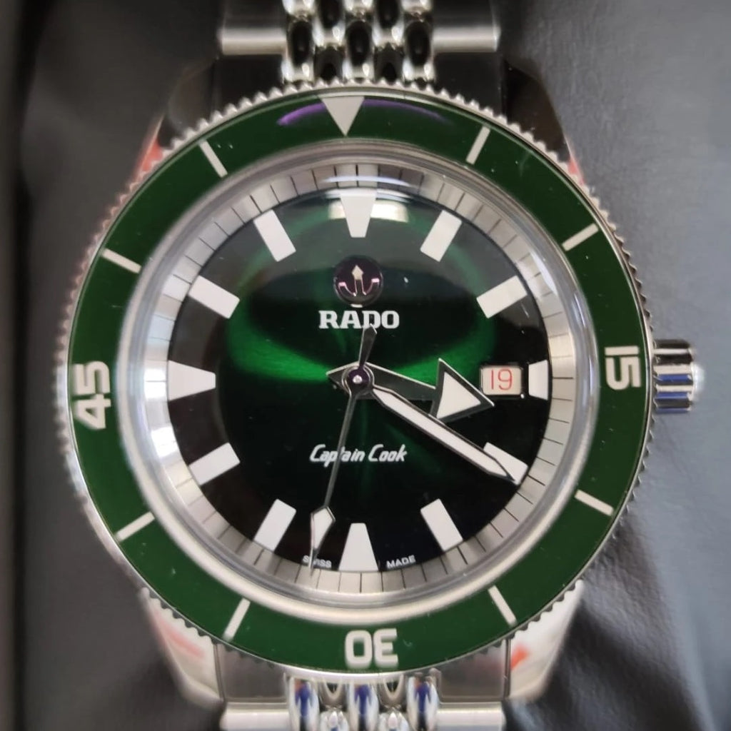 Rado Captain Cook Green " Hulk " Automatic Watch R32505313 – Asia ...