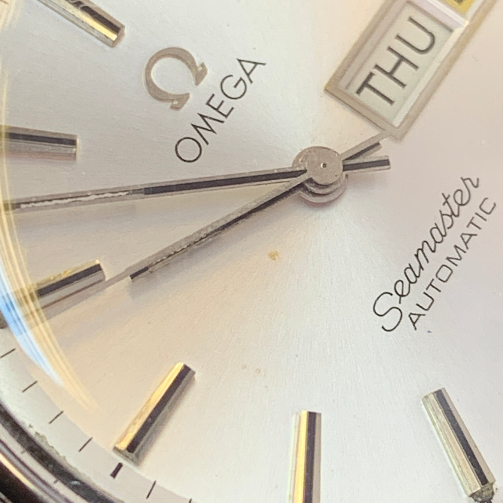 Omega Seamaster Day-Date Silver Dial Vintage Watch – Asia Timepiece Centre
