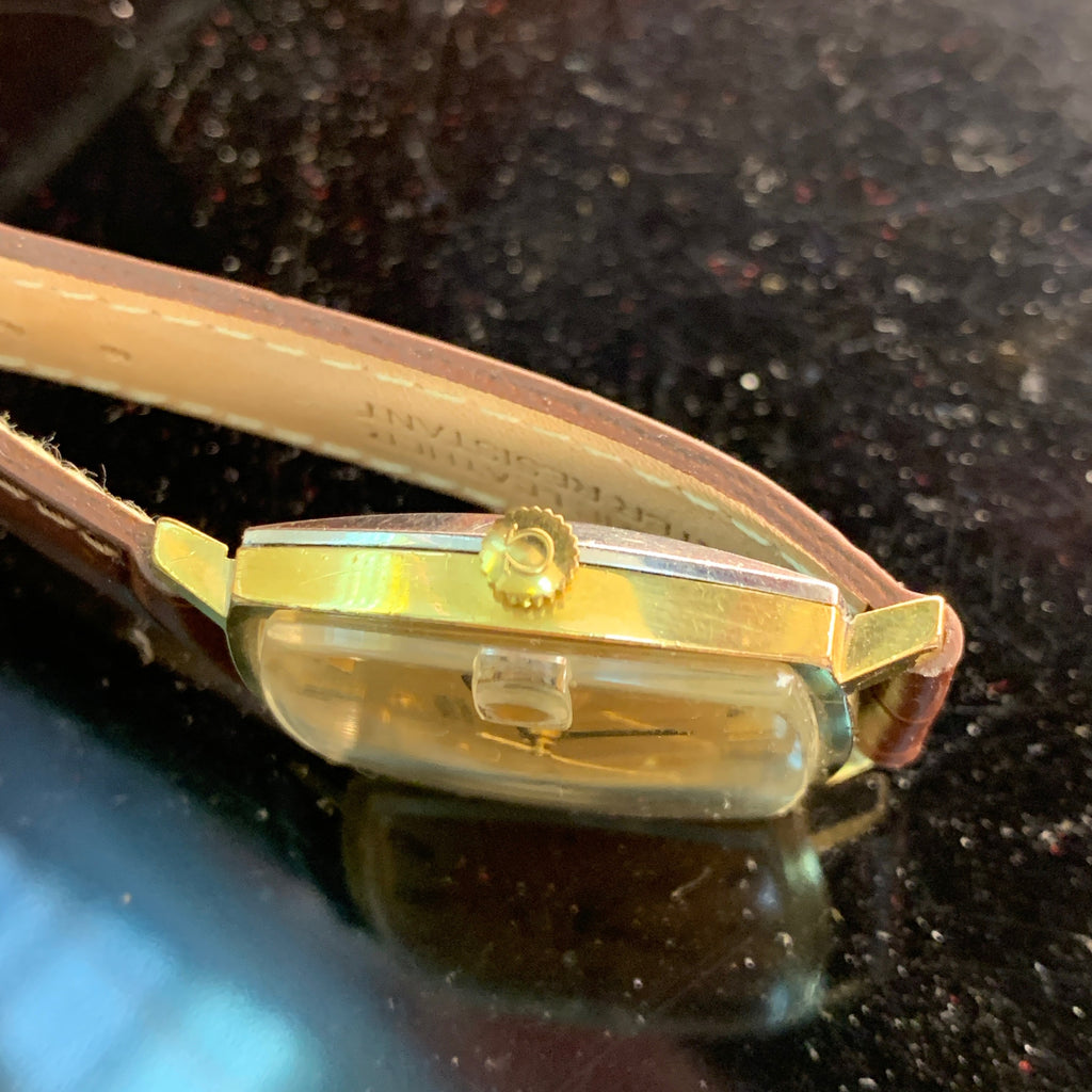 Omega Champagne Square Dial Vintage Watch – Asia Timepiece Centre