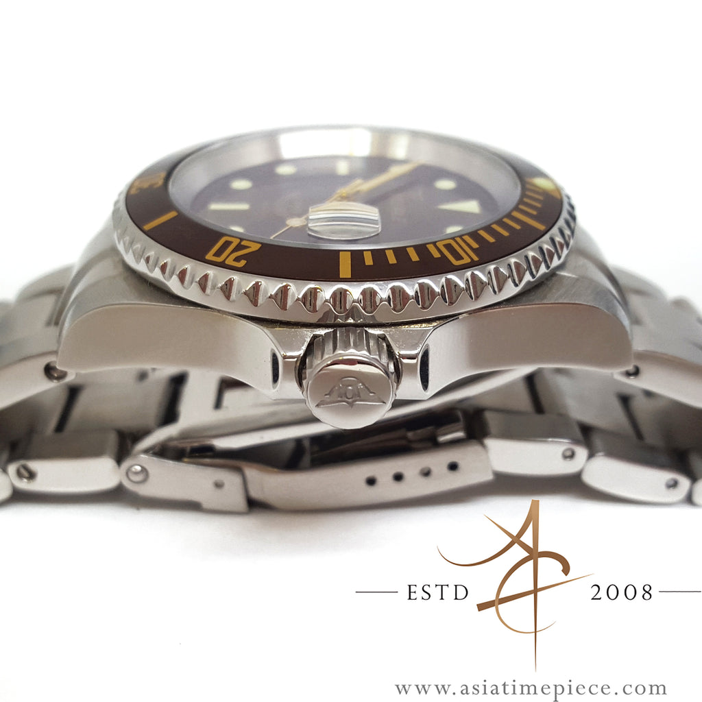 Squale Root Beer 20 Atmos Y1545 Automatic Swiss Watch – Asia Timepiece ...